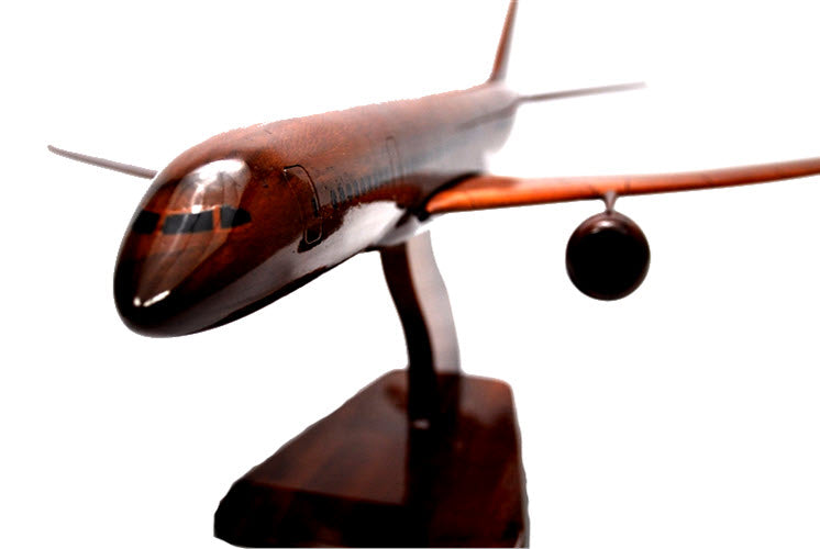 Boeing 787 Airplane Premium Natural Wood Aircraft Desk Model